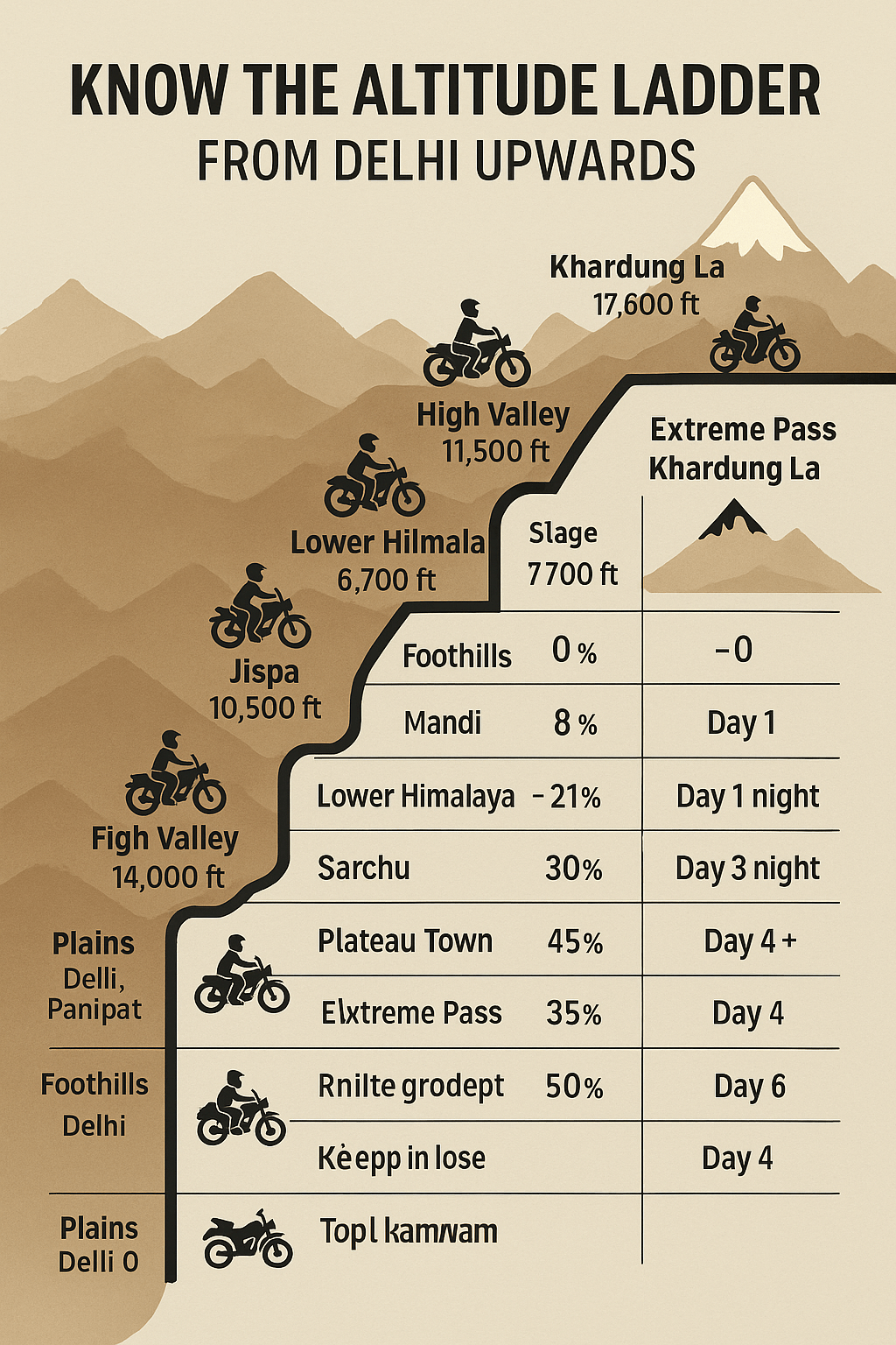 How to Avoid Altitude Sickness Ladakh Motorcycle Ride from Delhi - Rytza